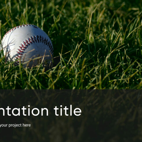 Free Classic Baseball Powerpoint Template | Master Bundles