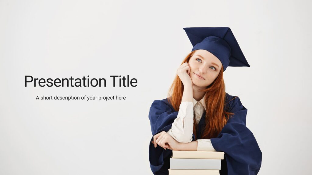 Clean Graduation Powerpoint Template Free – MasterBundles
