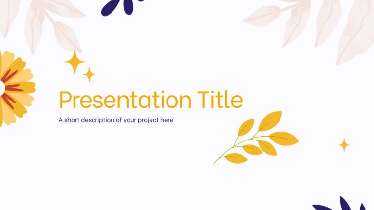 Free Yellow Spring Powerpoint Template – MasterBundles