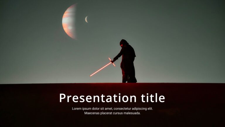 Dark Star Wars Powerpoint Template Free – MasterBundles