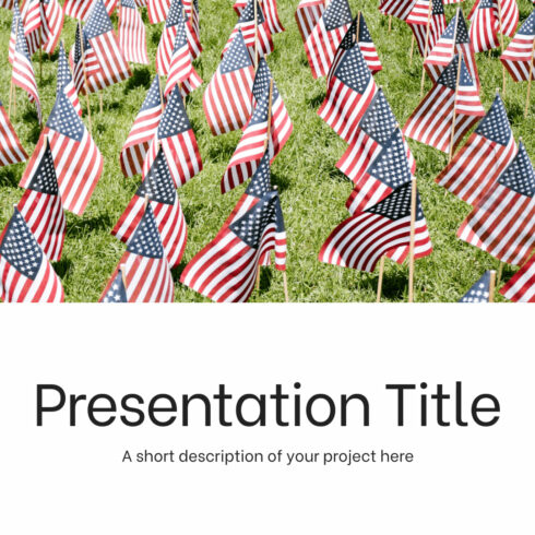 Green Veterans Day Powerpoint Template Free | Master Bundles