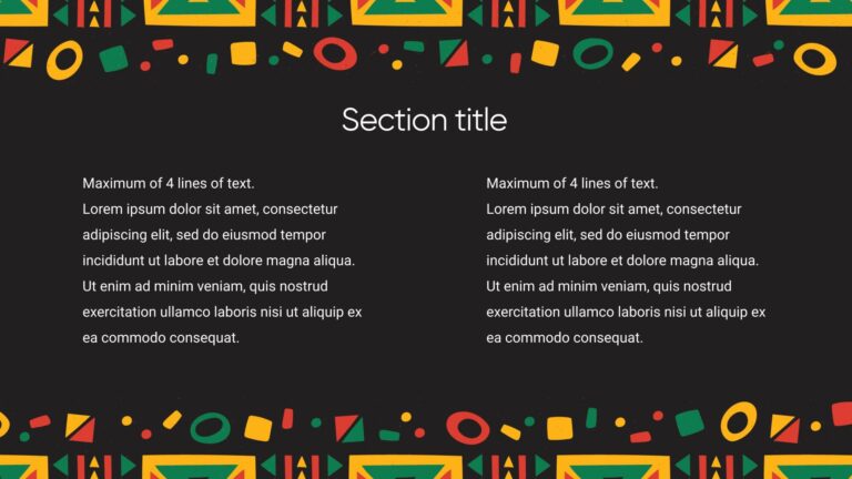 Modern Black History Powerpoint Template Free – MasterBundles