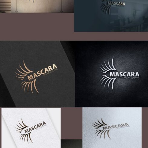 Eye Mascara Logo | Master Bundles