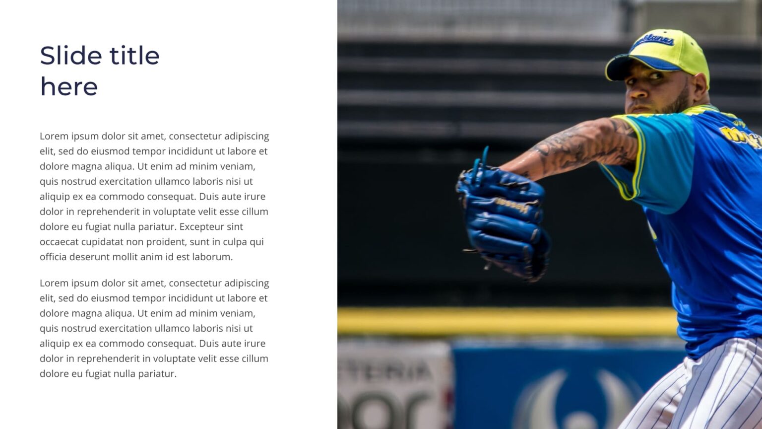 Free Baseball Powerpoint Template Light Style – MasterBundles