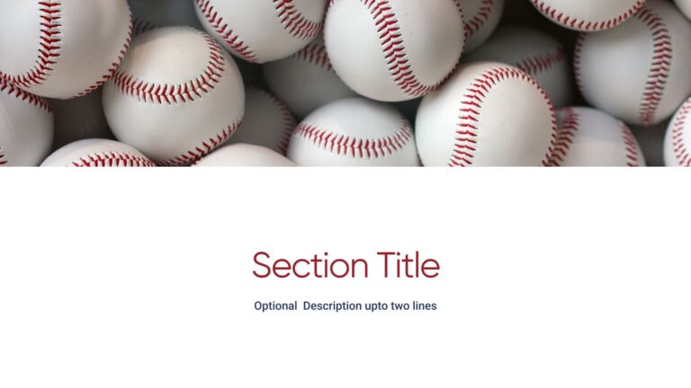 Free Baseball Ball Powerpoint Template – MasterBundles