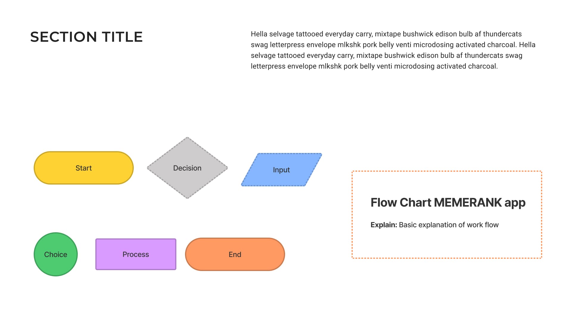 Free Yellow Powerpoint Flowchart Template | Master Bundles