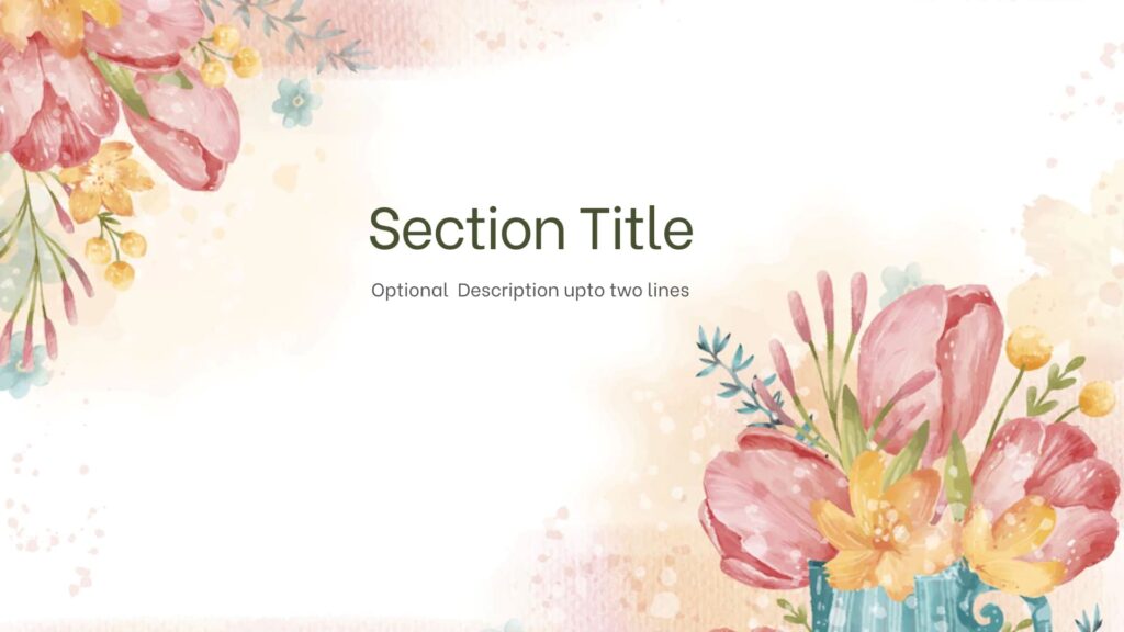 Pastel Spring Powerpoint Template Free – MasterBundles