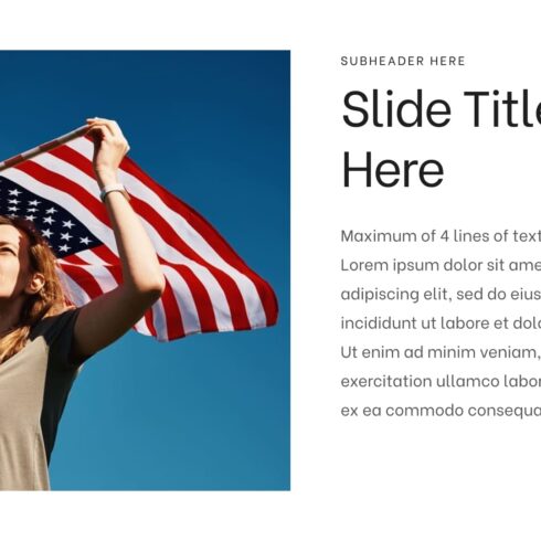 Free Veterans Day Powerpoint Template Patriotic | Master Bundles