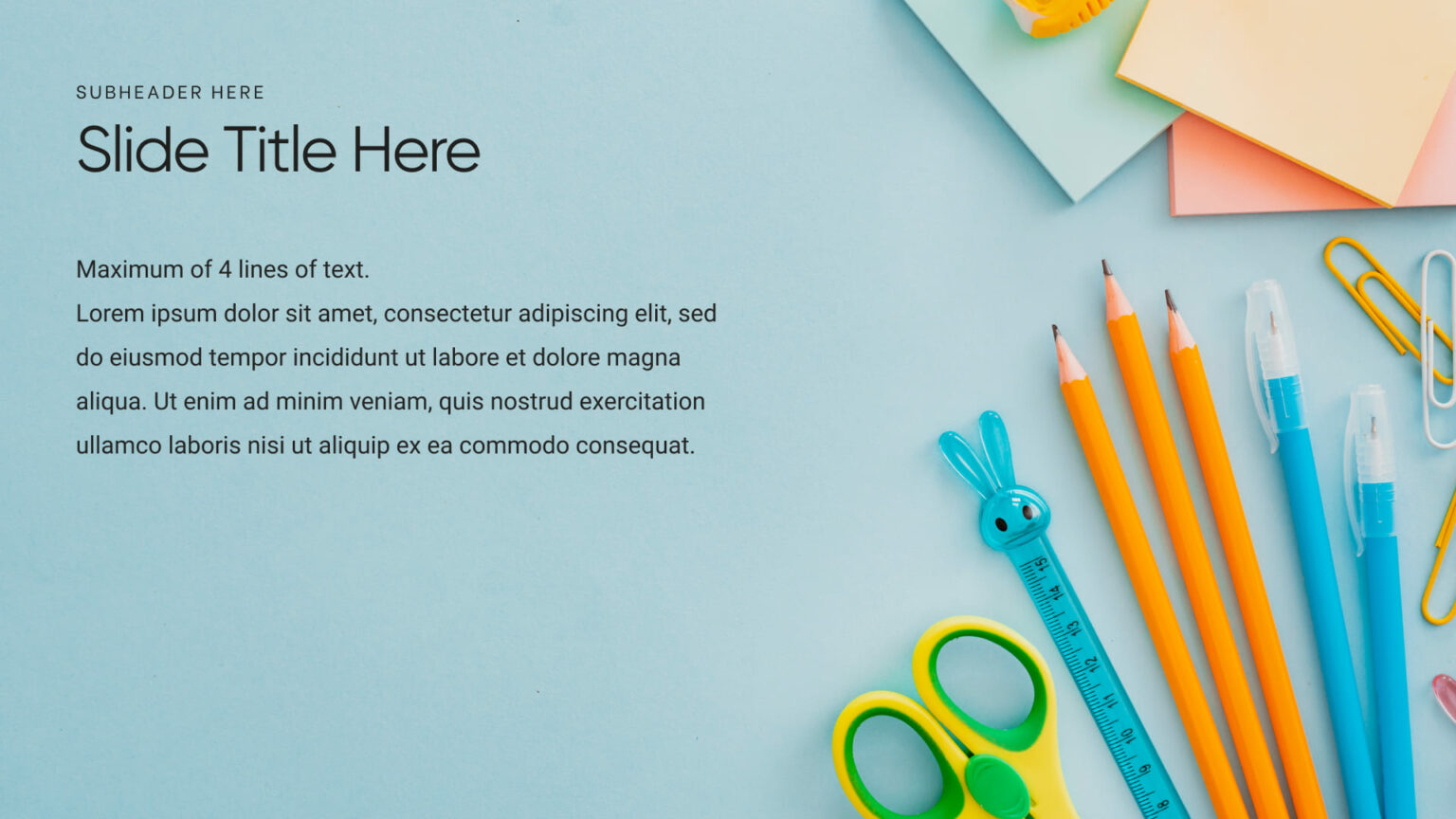 Free Clean Back To School Powerpoint Template – MasterBundles