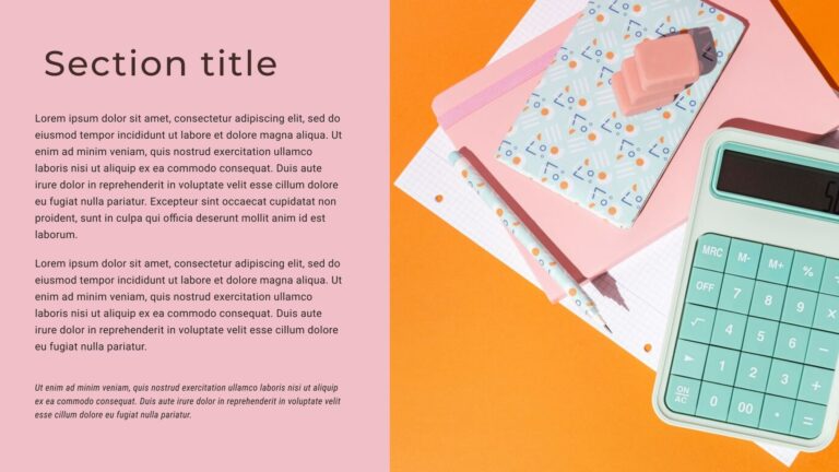 Free Orange Back To School Powerpoint Template – MasterBundles