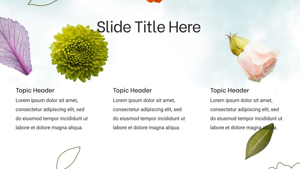 Green Spring Powerpoint Template Free – MasterBundles