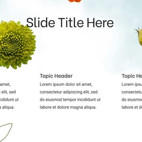 Green Spring Powerpoint Template Free | Master Bundles