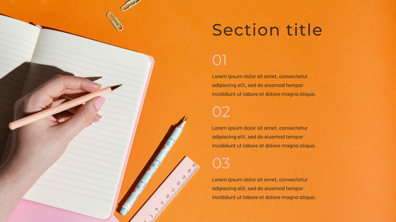 Free Orange Back To School Powerpoint Template – MasterBundles