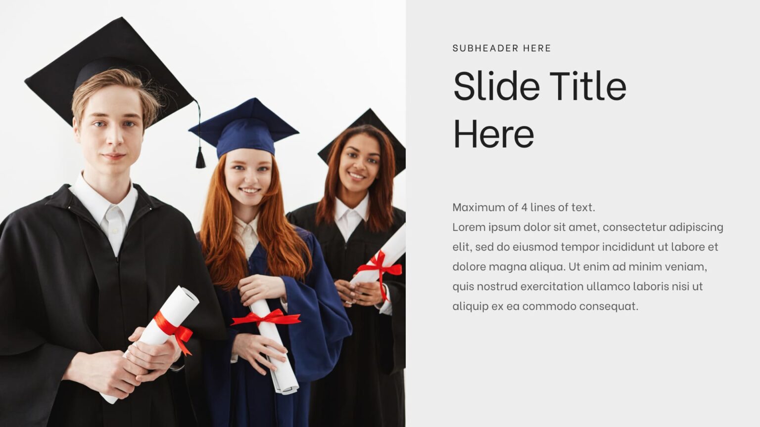 Clean Graduation Powerpoint Template Free – MasterBundles