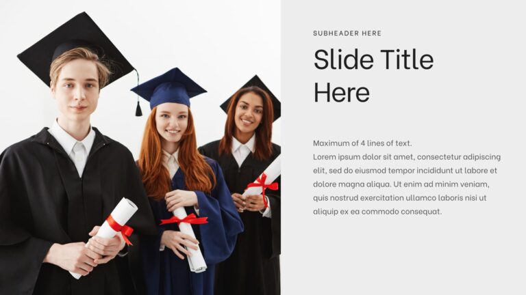 Clean Graduation Powerpoint Template Free – MasterBundles