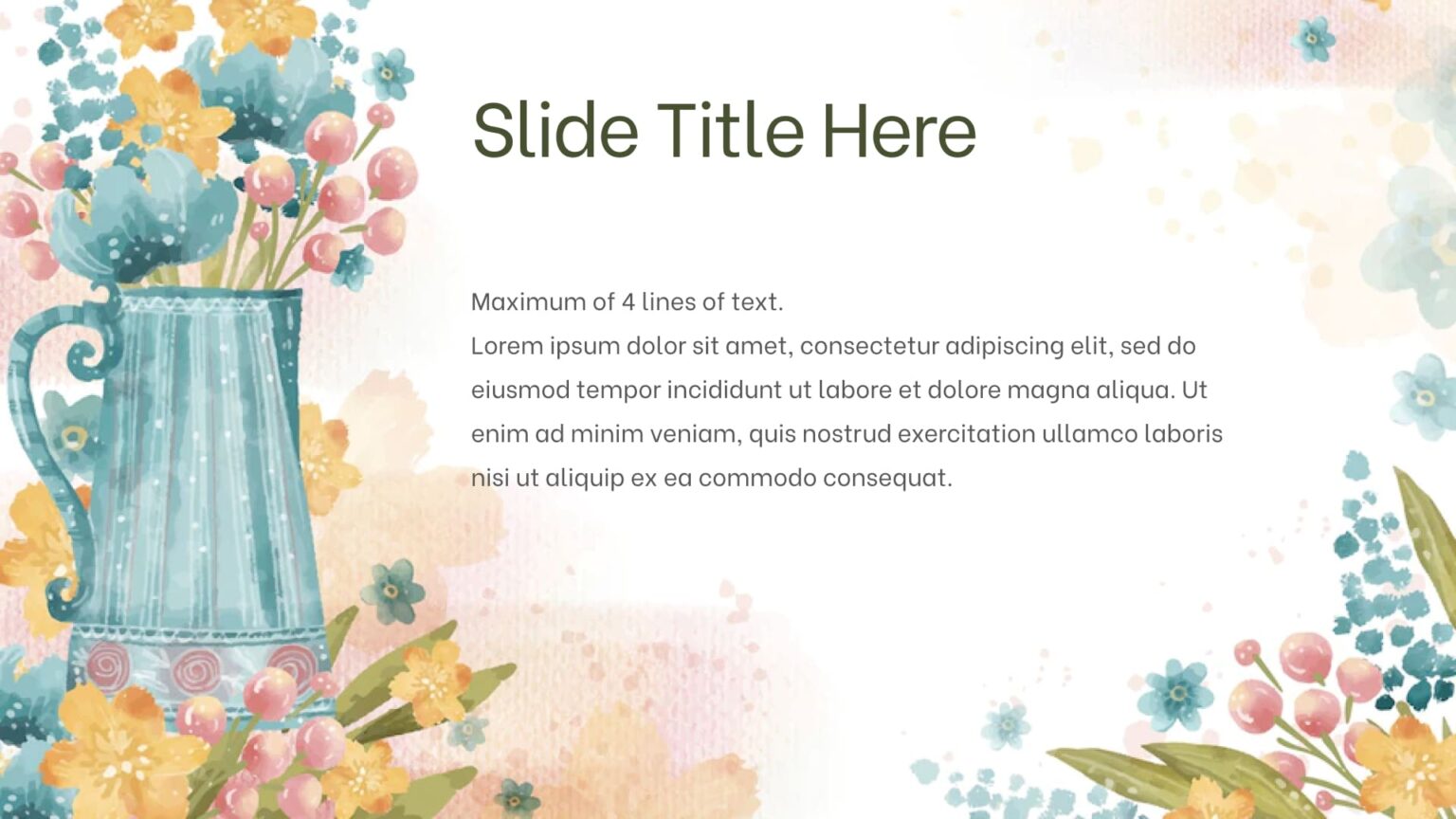 Pastel Spring Powerpoint Template Free – MasterBundles