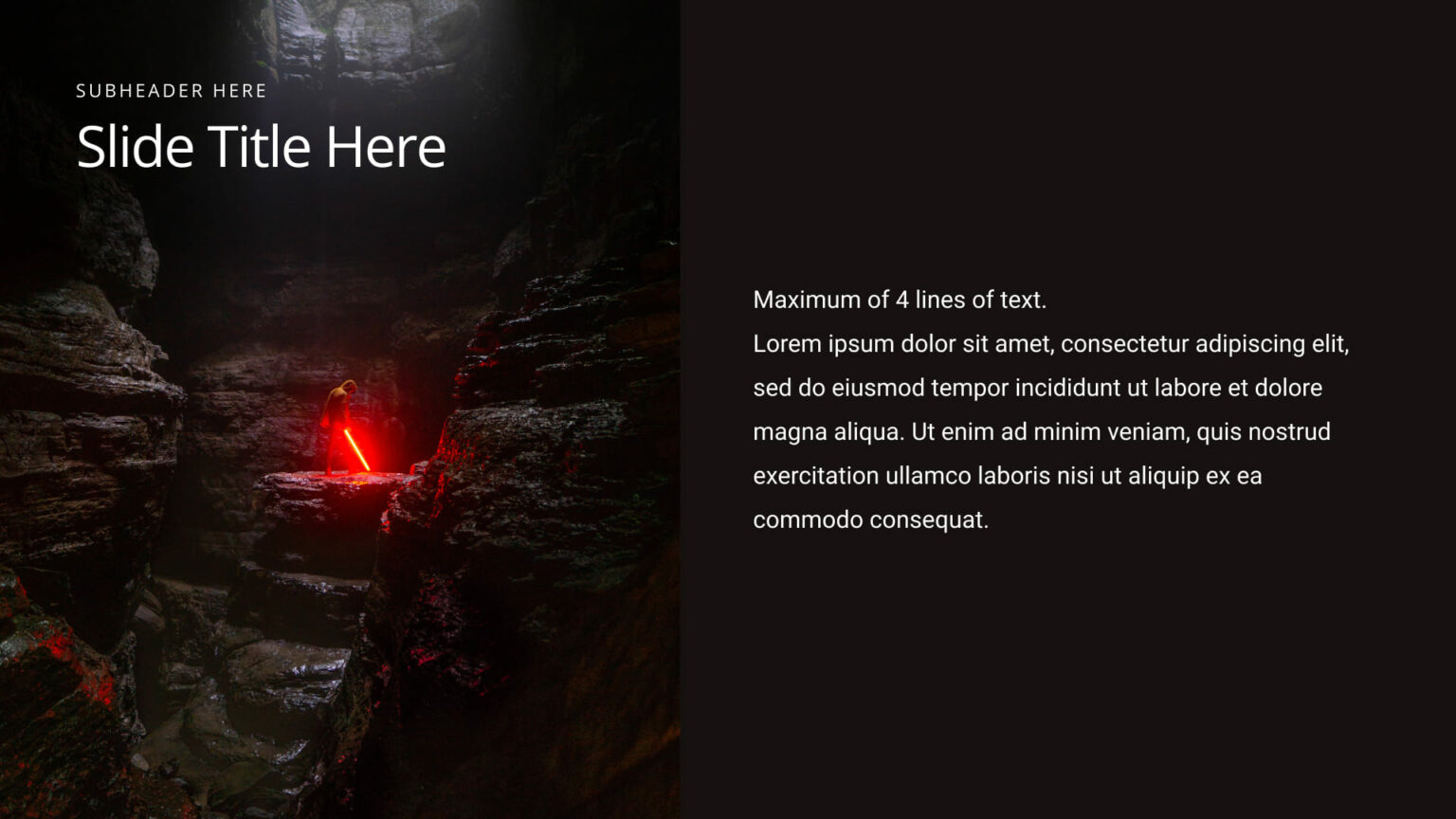 Dark Star Wars Powerpoint Template Free – MasterBundles