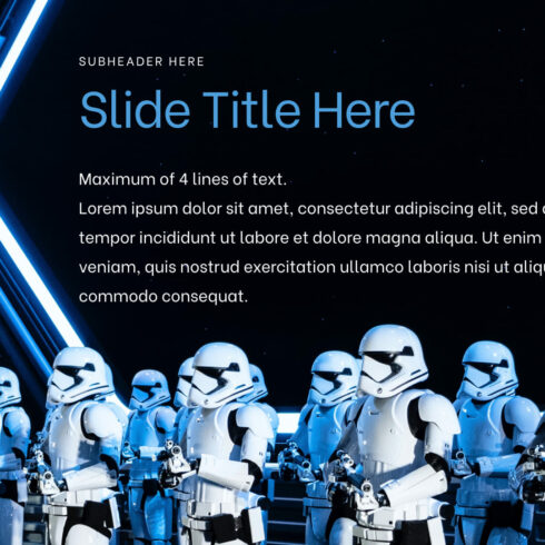 Star Wars Powerpoint Template Free | Master Bundles