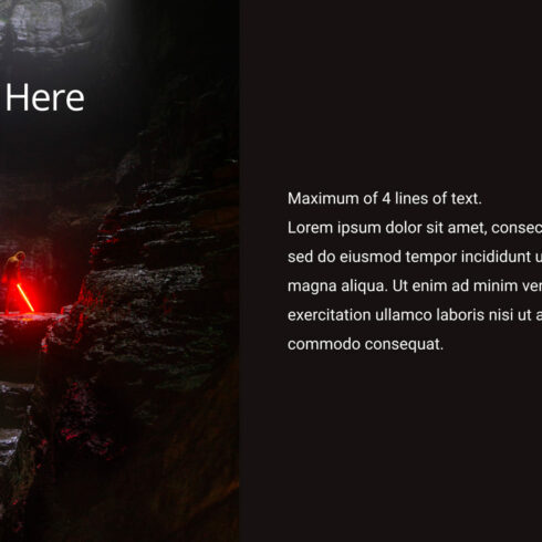 Dark Star Wars Powerpoint Template Free | Master Bundles