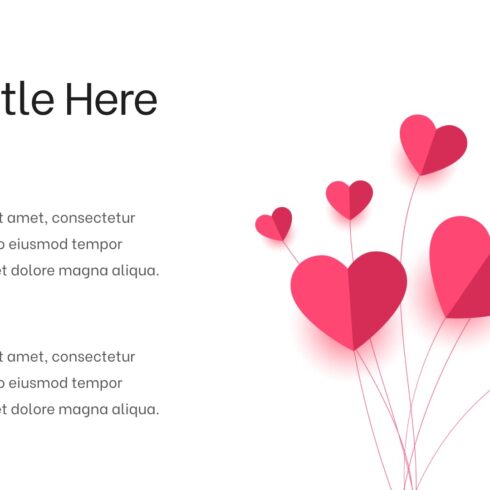 Free Valentine's Day Powerpoint Template with Hearts | Master Bundles