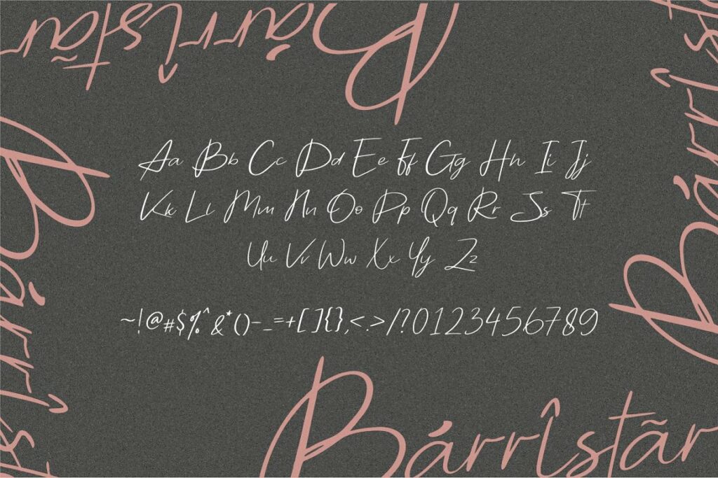 Barristar Handwritten Script Font – MasterBundles