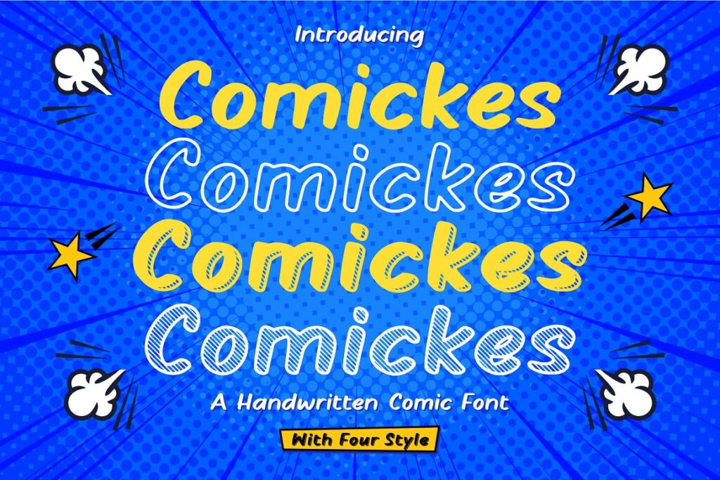 Comickes A Handwritten Comic Font – MasterBundles