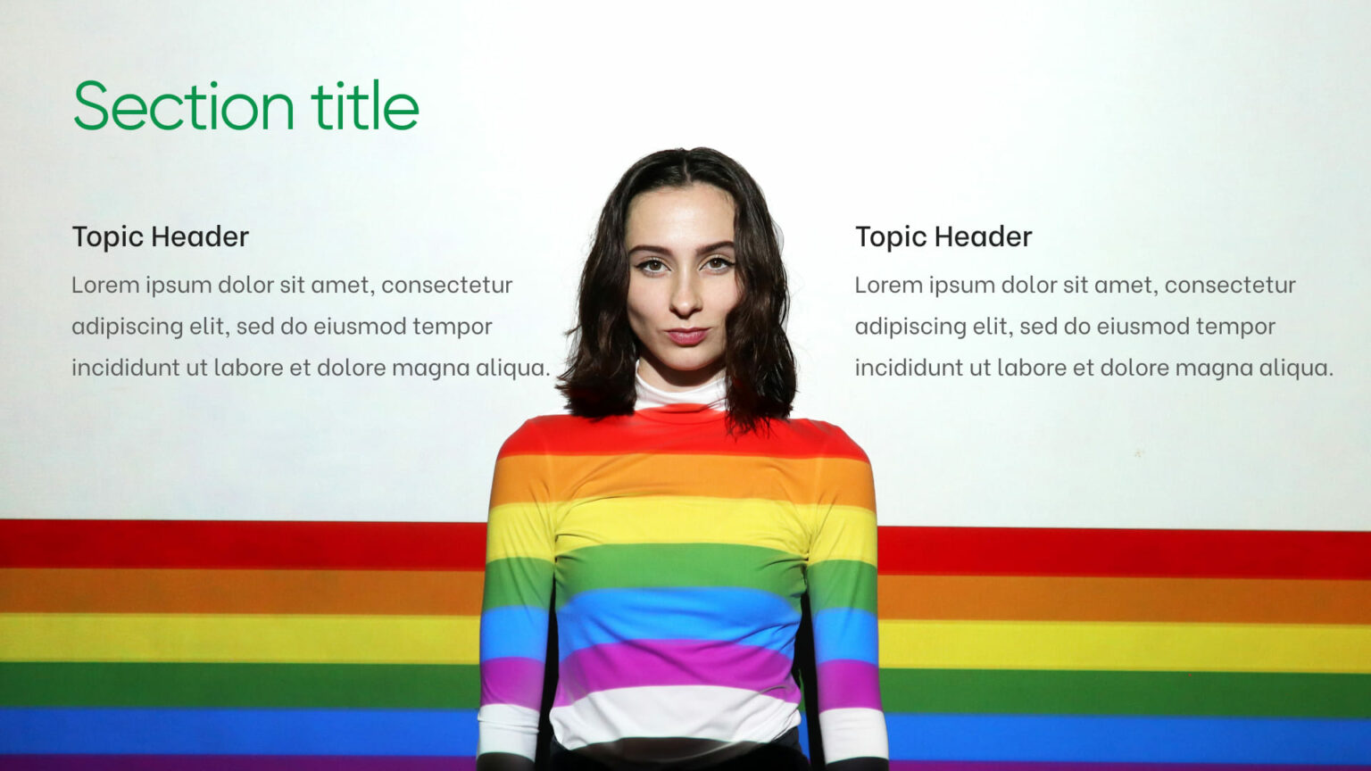Free Bright LGBT PowerPoint Template – MasterBundles