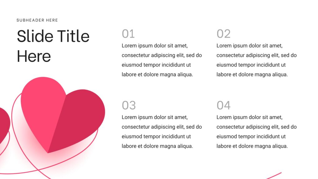 Free Valentine's Day Powerpoint Template with Hearts – MasterBundles