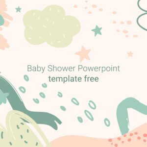 Nice Baby Shower Powerpoint Template Free | Master Bundles