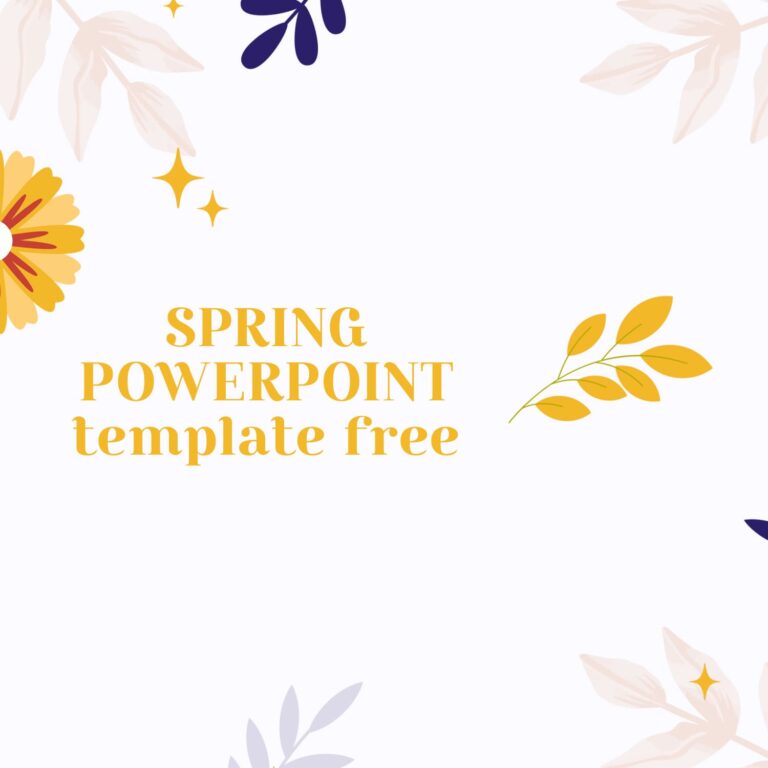 Free Yellow Spring Powerpoint Template – MasterBundles