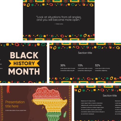 Modern Black History Powerpoint Template Free – MasterBundles