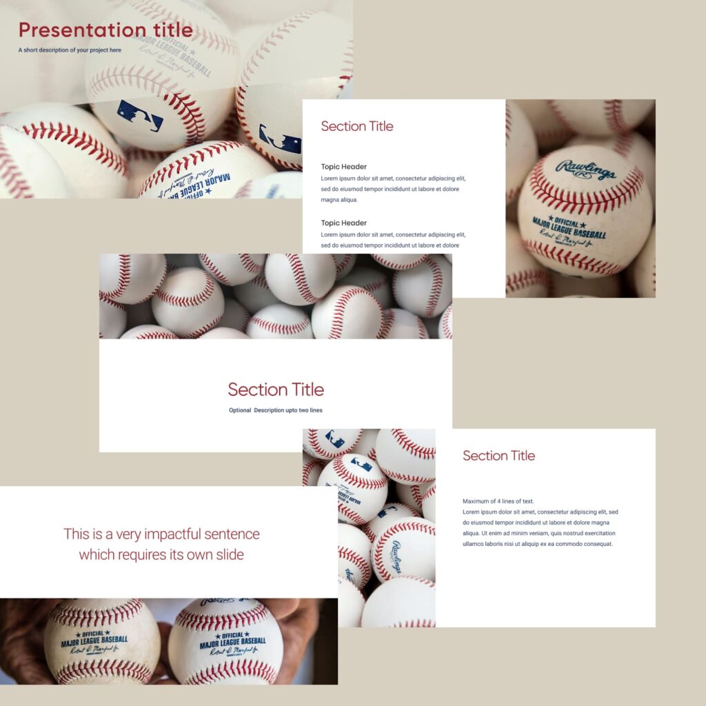 Free Baseball Ball Powerpoint Template – MasterBundles