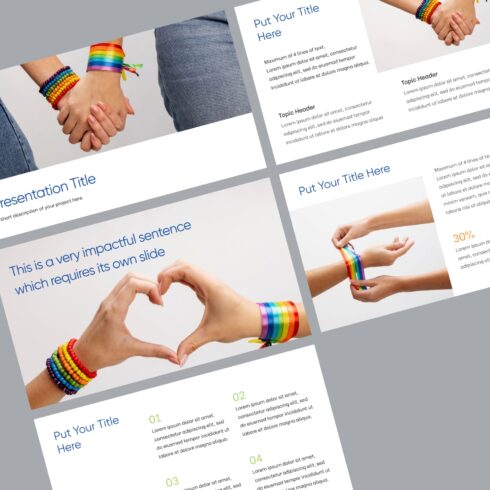 Free Minimal LGBT PowerPoint Template – MasterBundles