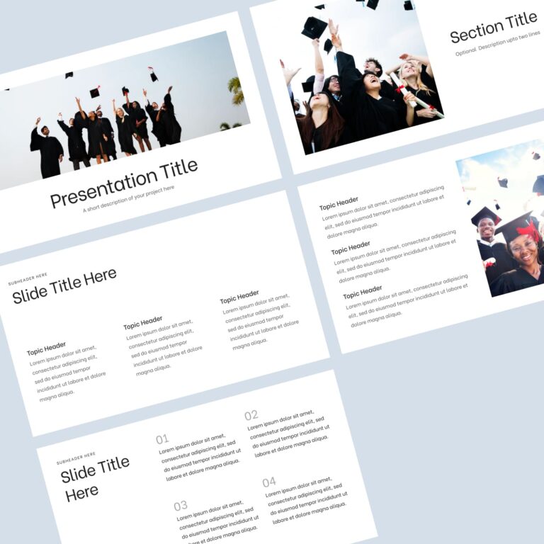 Free Graduation Presentation Template – MasterBundles