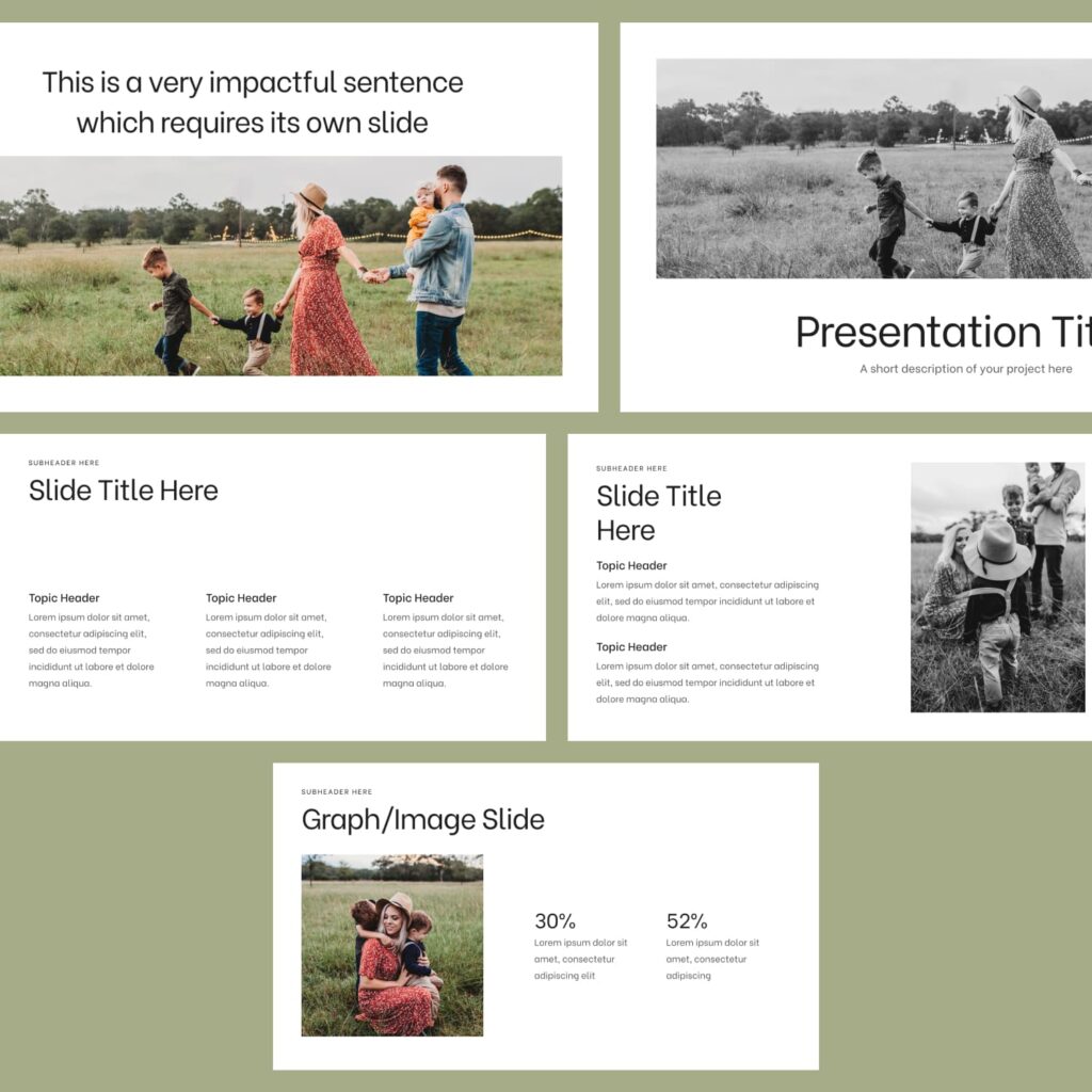 Clean In Loving Memory Powerpoint Template Free – MasterBundles