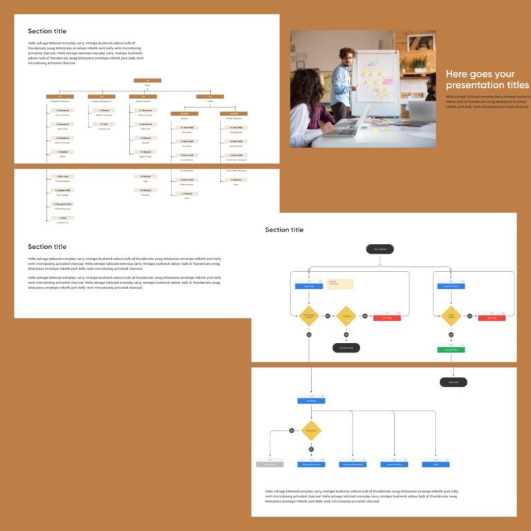 Free Clean Powerpoint Flowchart Template – MasterBundles