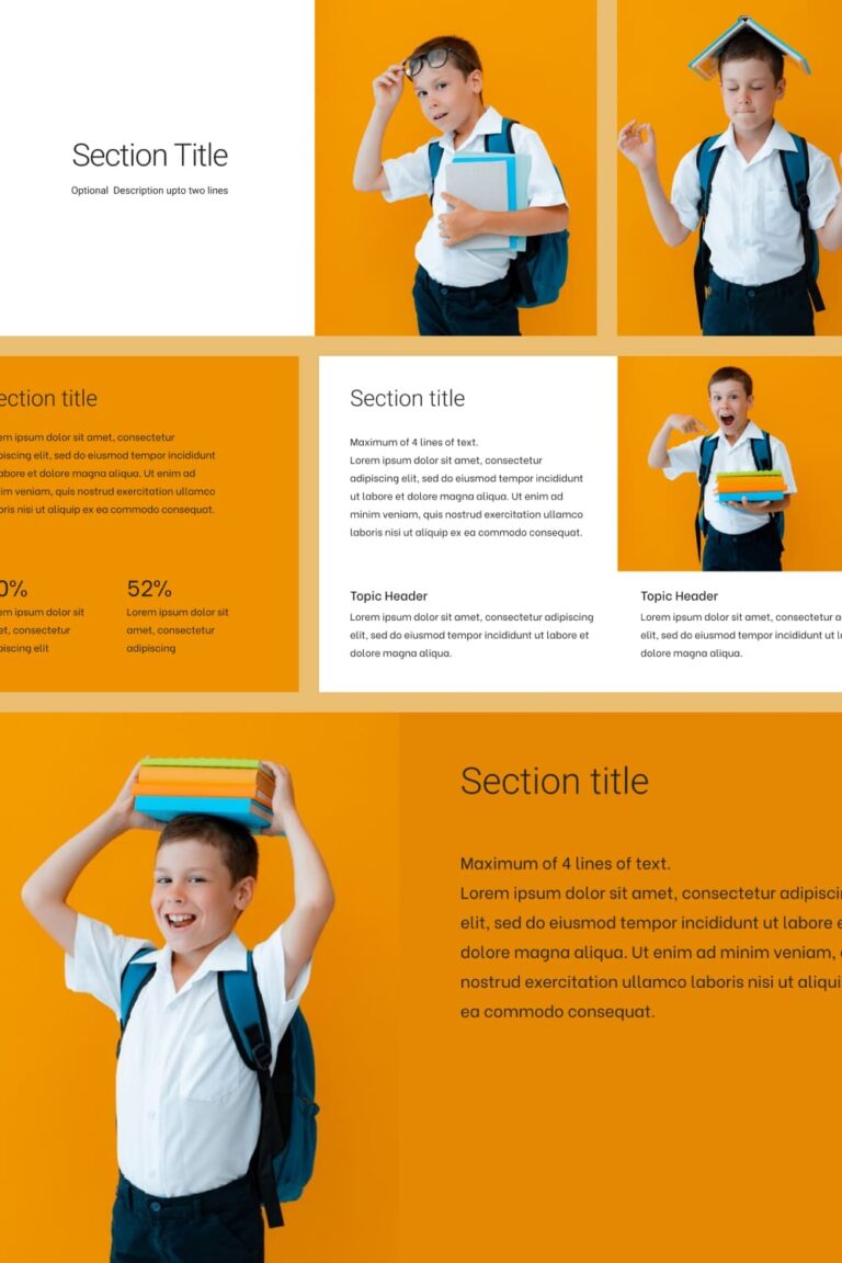 Free Yellow Back To School Powerpoint Template – MasterBundles