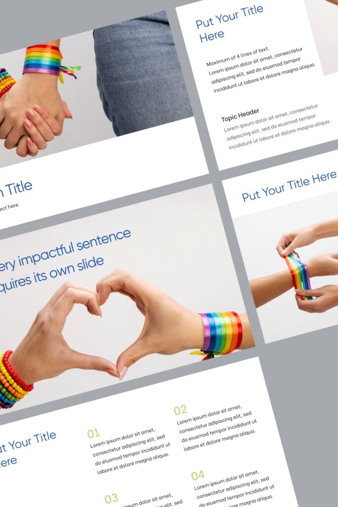 Free Minimal LGBT PowerPoint Template – MasterBundles