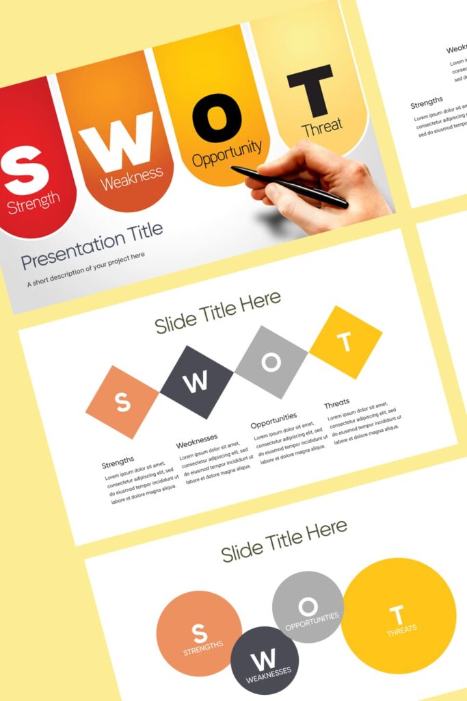 Free SWOT Analysis Business Template Powerpoint – MasterBundles