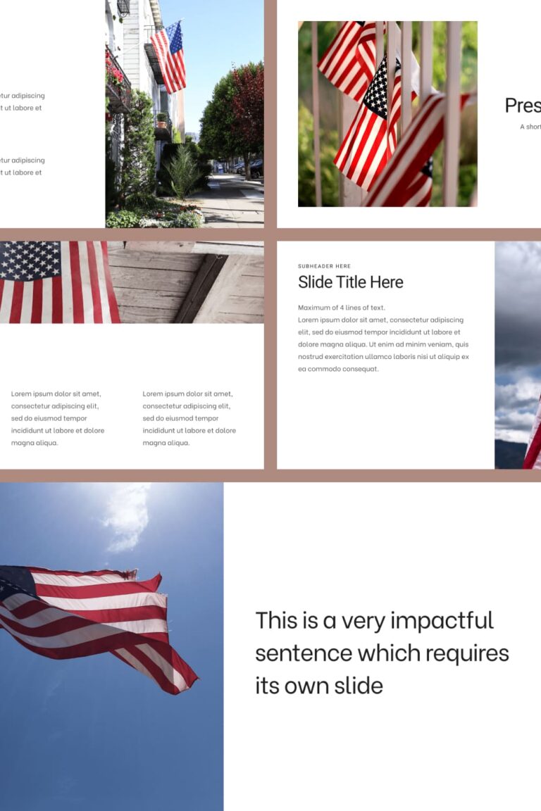 Patriotic Veterans Day Powerpoint Template Free – MasterBundles