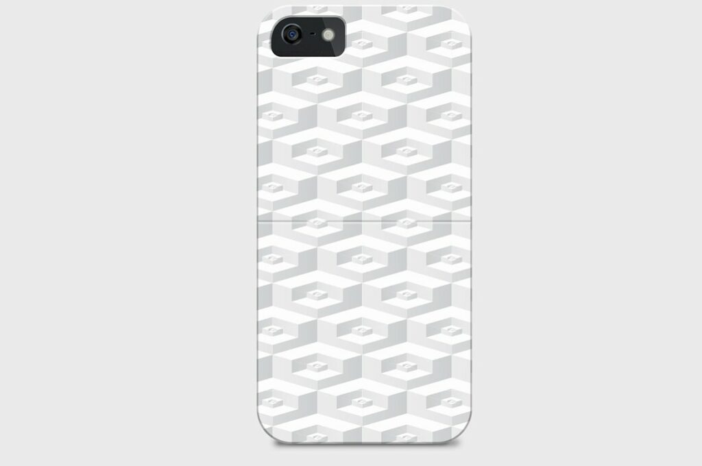 White Geometric 3D Seamless Textures – MasterBundles
