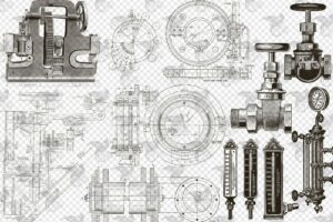 Mechanical Steampunk Overlays – MasterBundles