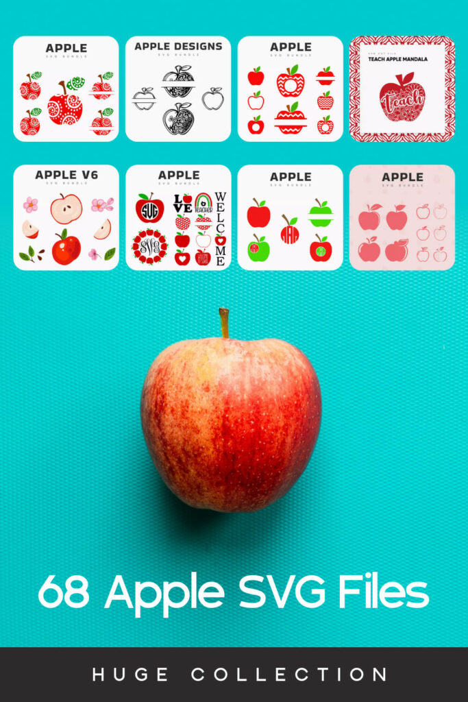 68 Apple SVG Files: Huge Collection – MasterBundles