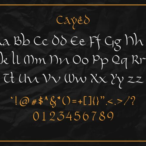Cayed Font | Master Bundles