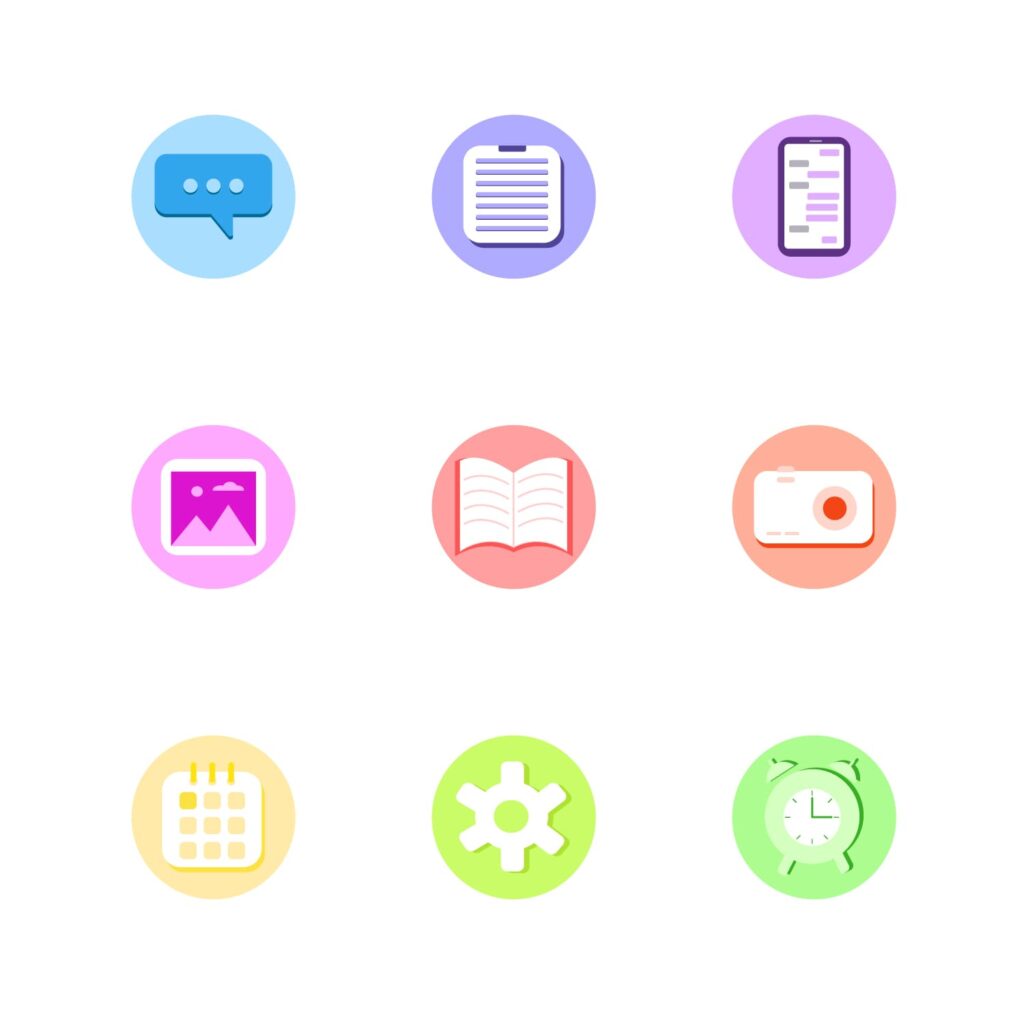 Aesthetic App Icons Free – MasterBundles