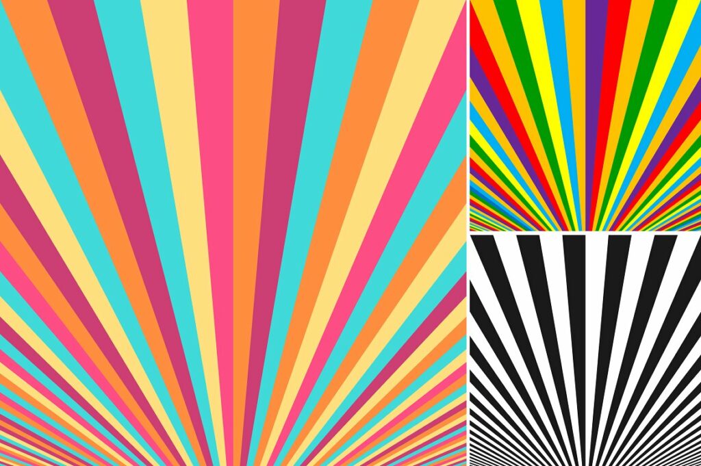 Collection Of Striped Backgrounds – MasterBundles