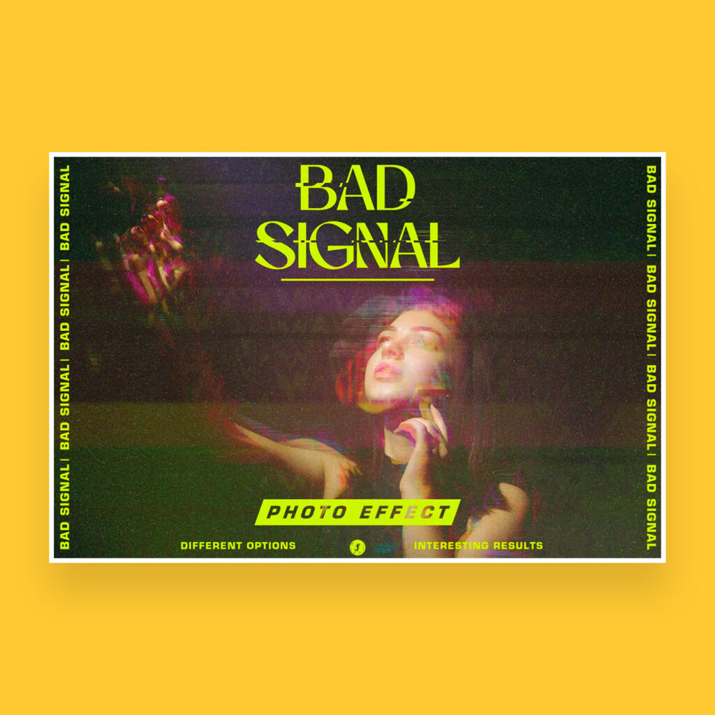 Bad Signal Photo Effect – MasterBundles