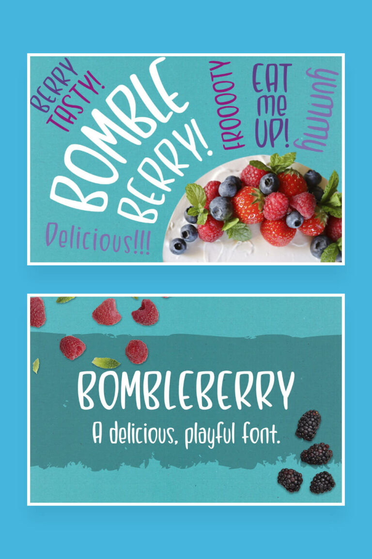 Bombleberry Playful And Tasty Handwritten Font – MasterBundles