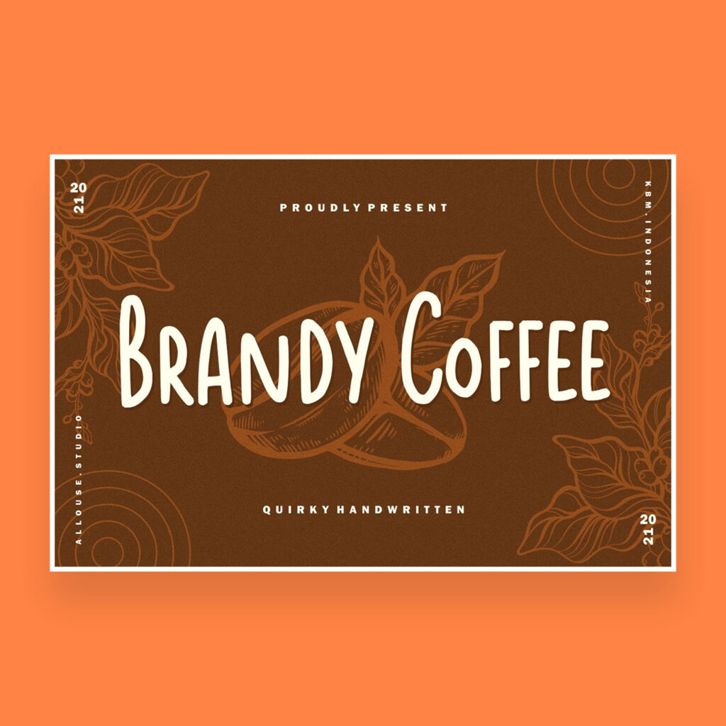 Brandy Coffee Font – MasterBundles