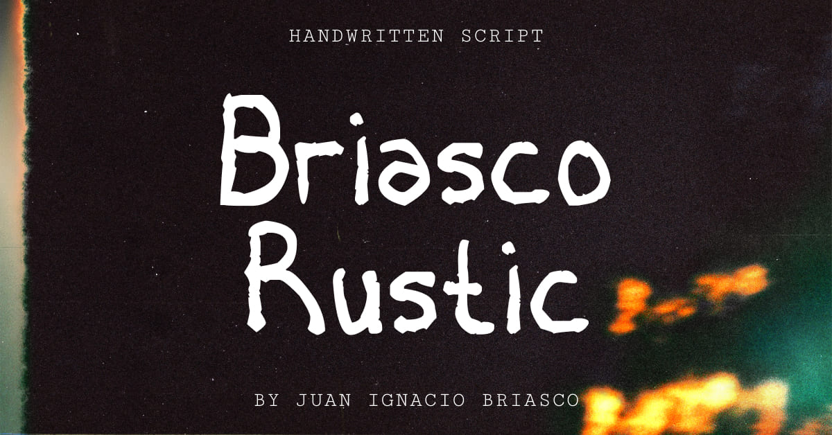 Briasco Rustic Free Font